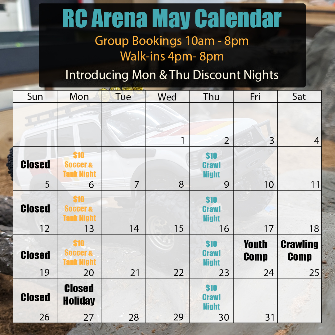 Recreational RC Play at RC Arena